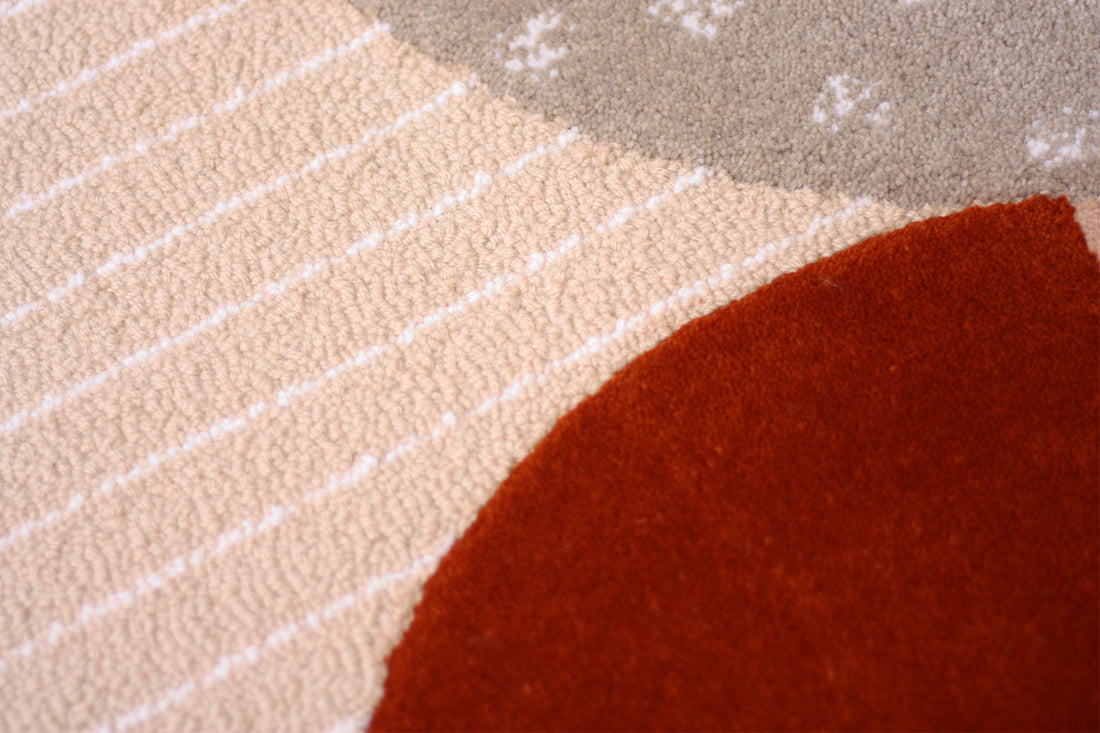 SUNSET eco friendly designer rug - wall art – My Friend Paco